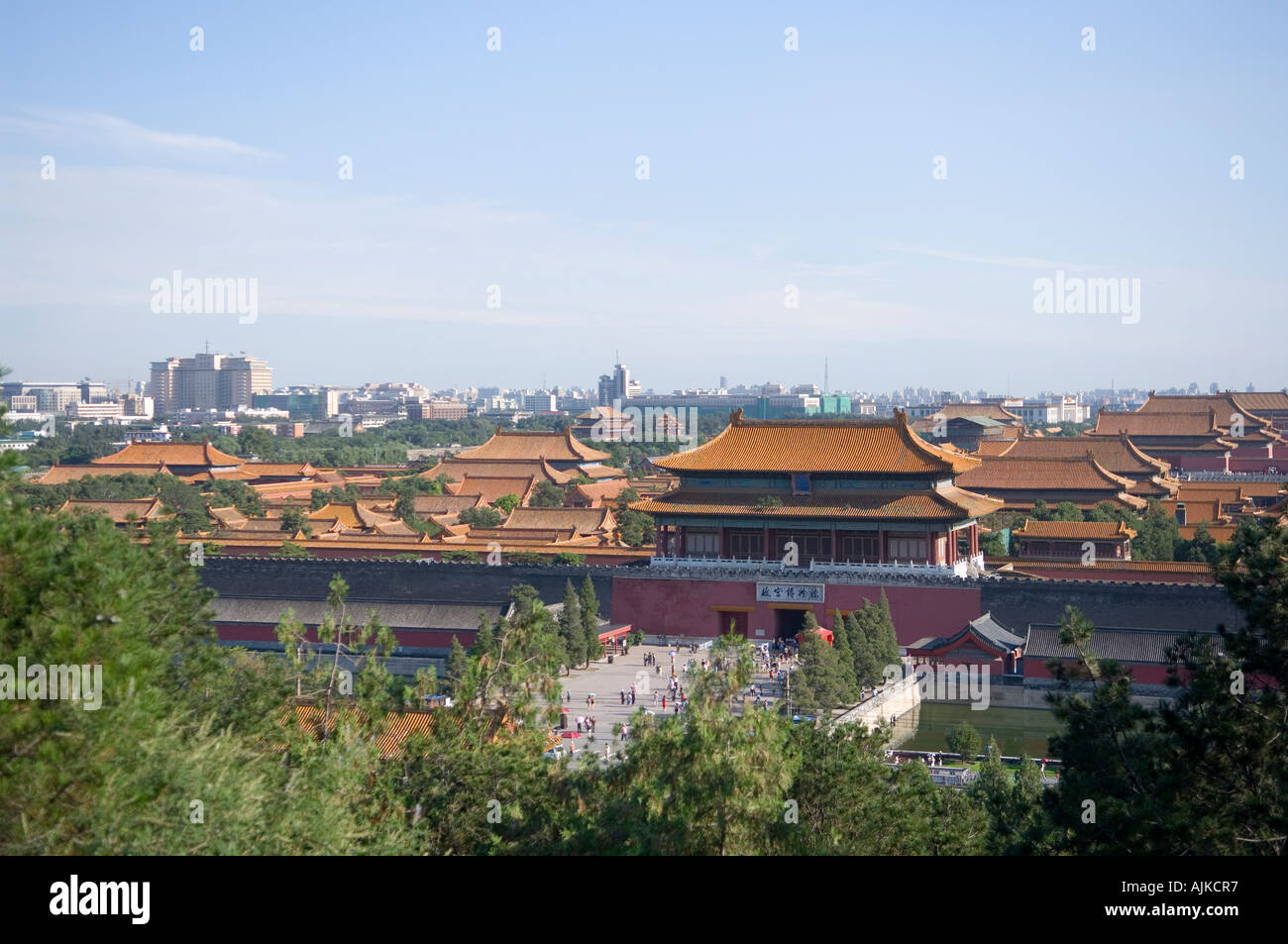 Overview Beijing Cityline Beijing China Stock Photo - Alamy