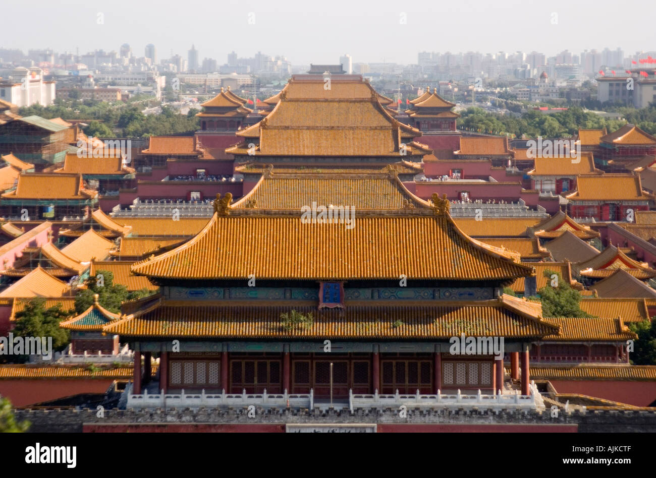 Overview Beijing Cityline Beijing China Stock Photo - Alamy