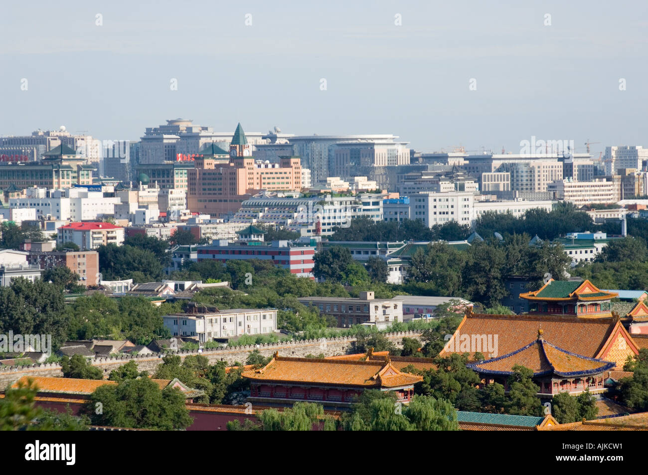 Overview Beijing Cityline Beijing China Stock Photo - Alamy