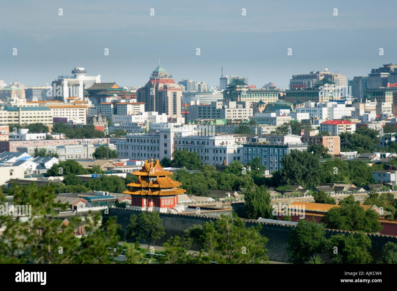 Overview Beijing Cityline Beijing China Stock Photo - Alamy