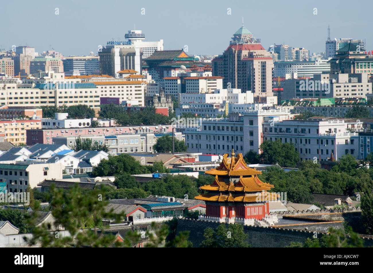 Overview Beijing Cityline Beijing China Stock Photo - Alamy