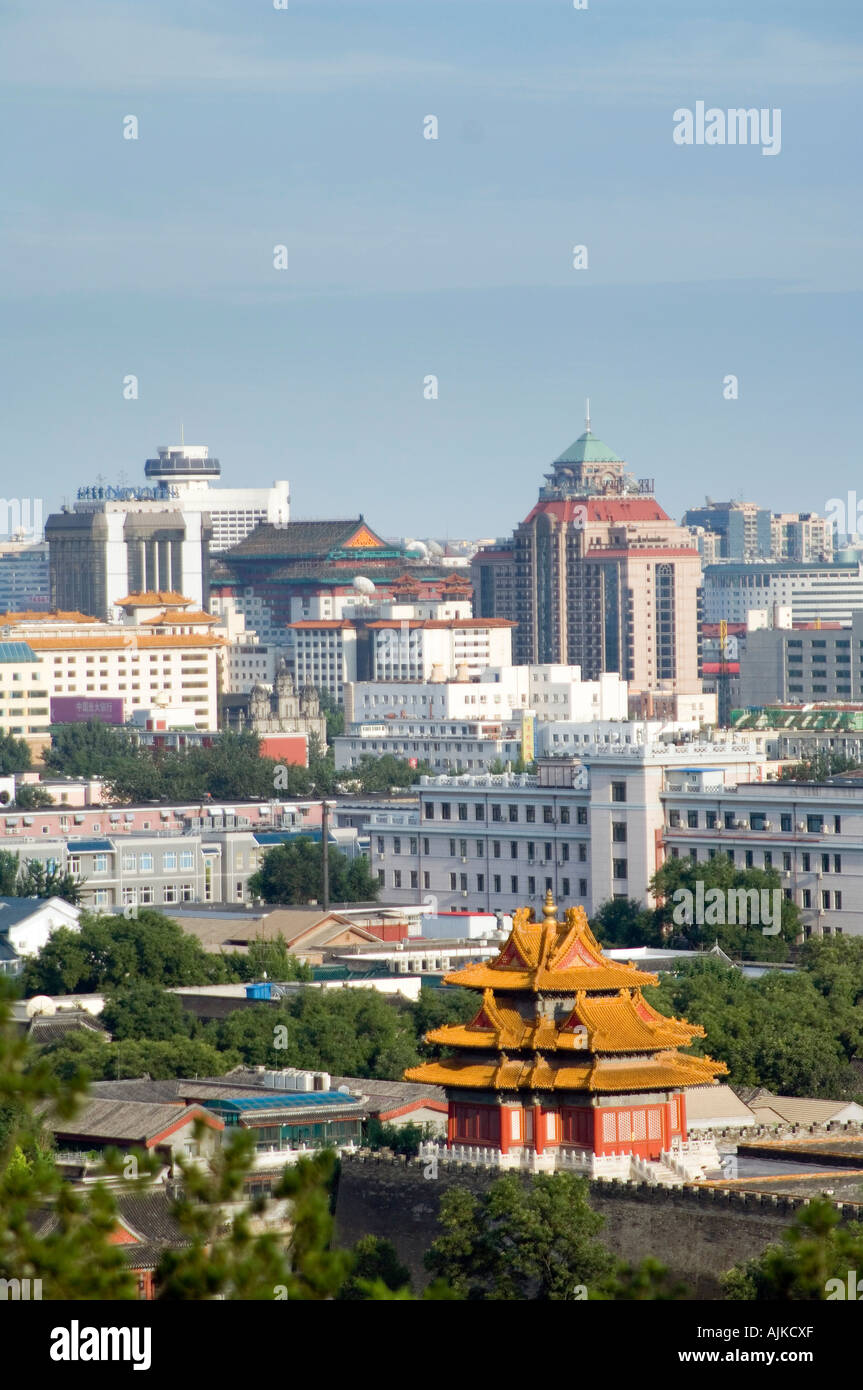 Overview Beijing Cityline Beijing China Stock Photo - Alamy