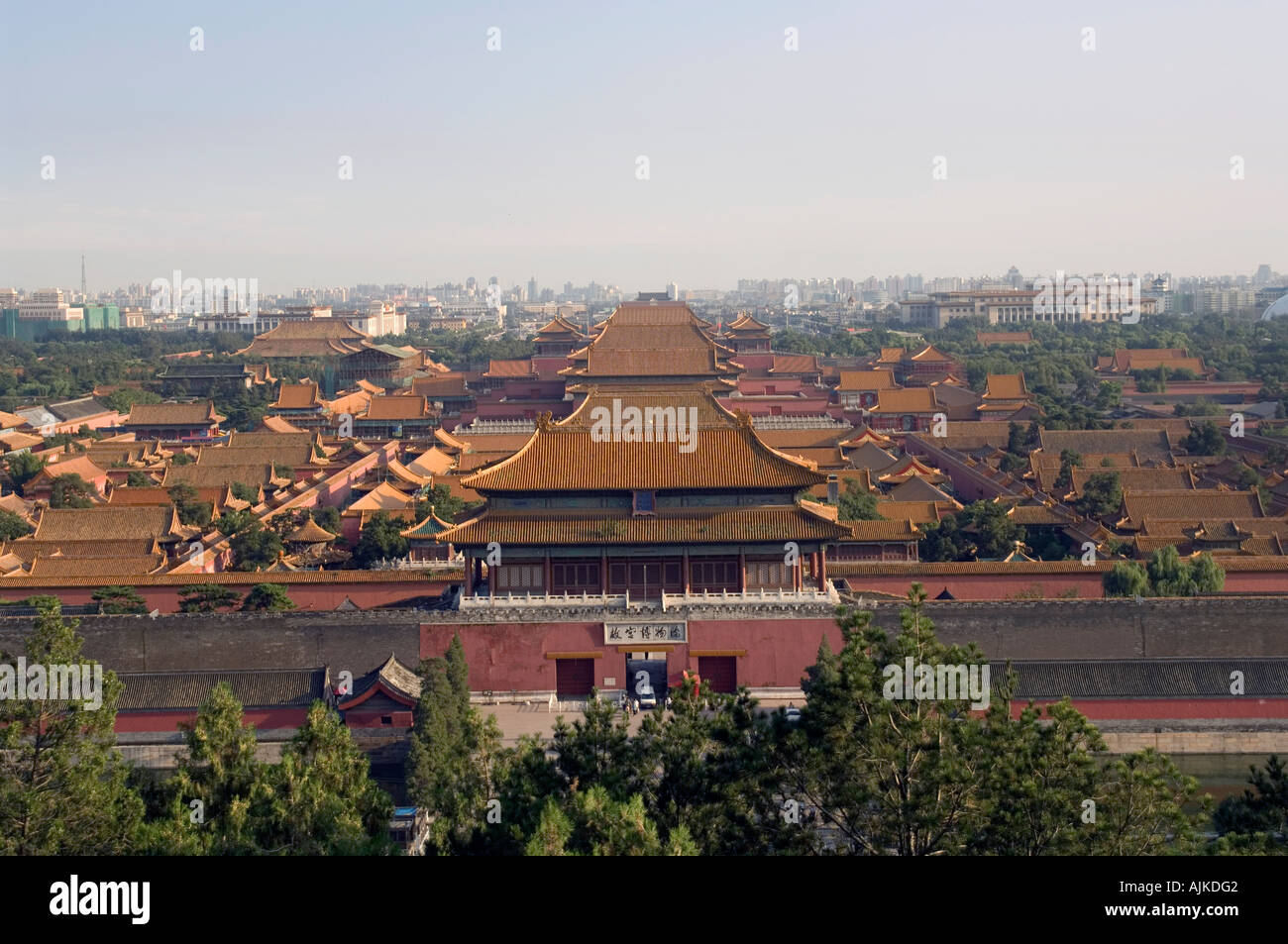 Overview Beijing Cityline Beijing China Stock Photo - Alamy