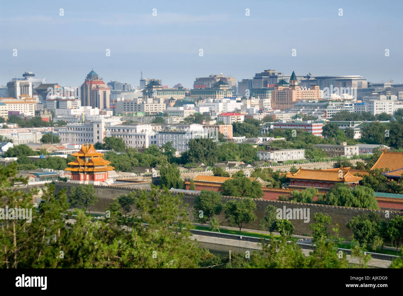 Overview Beijing Cityline Beijing China Stock Photo - Alamy