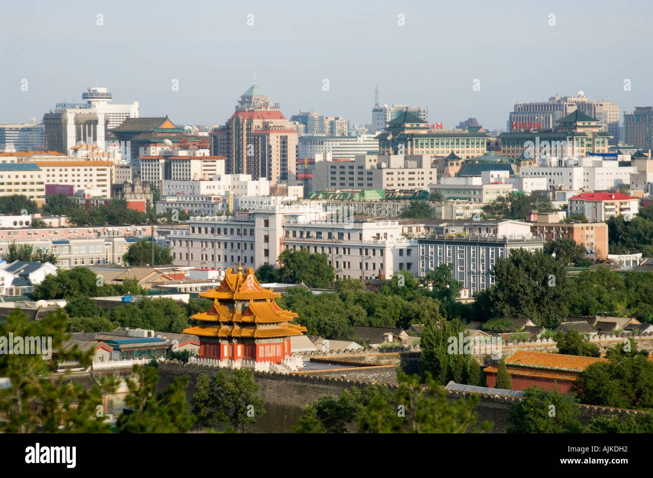 Beijing old and new Cut Out Stock Images & Pictures - Alamy