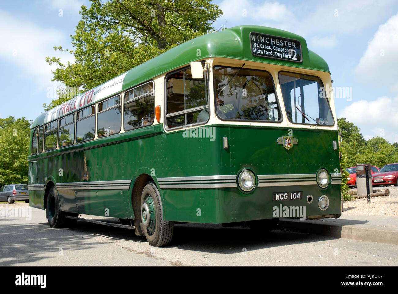 Restored 1959 Leyland Tiger Cub King Alfred bus Winchester Hampshire ...