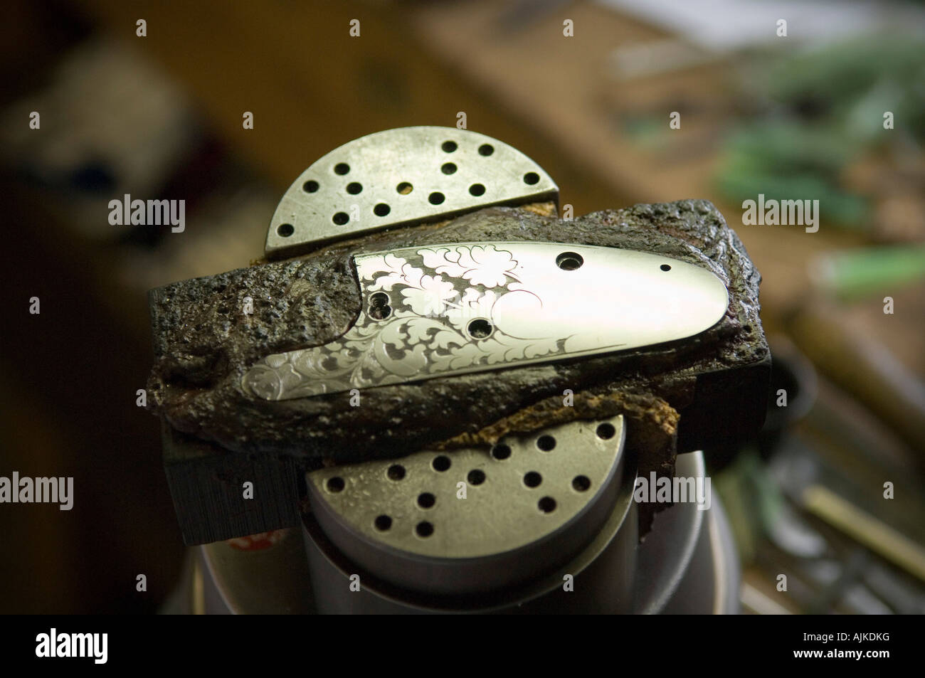 Picture shows gunmakers Watson Bros in their workshop in London Stock Photo - Alamy