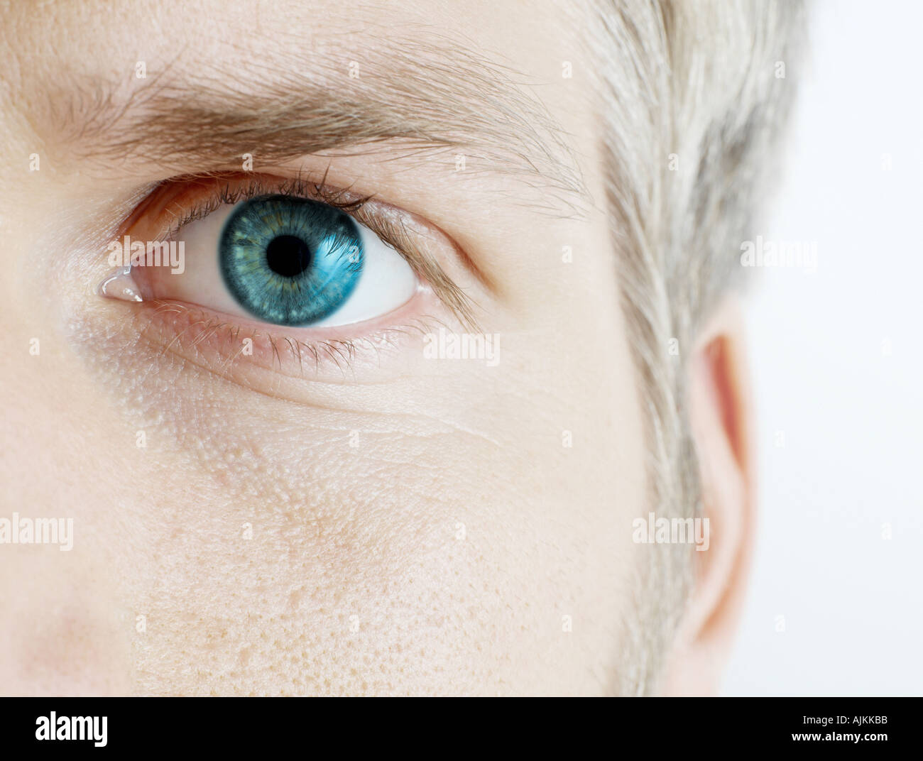 Close-up of man's eye Stock Photo - Alamy