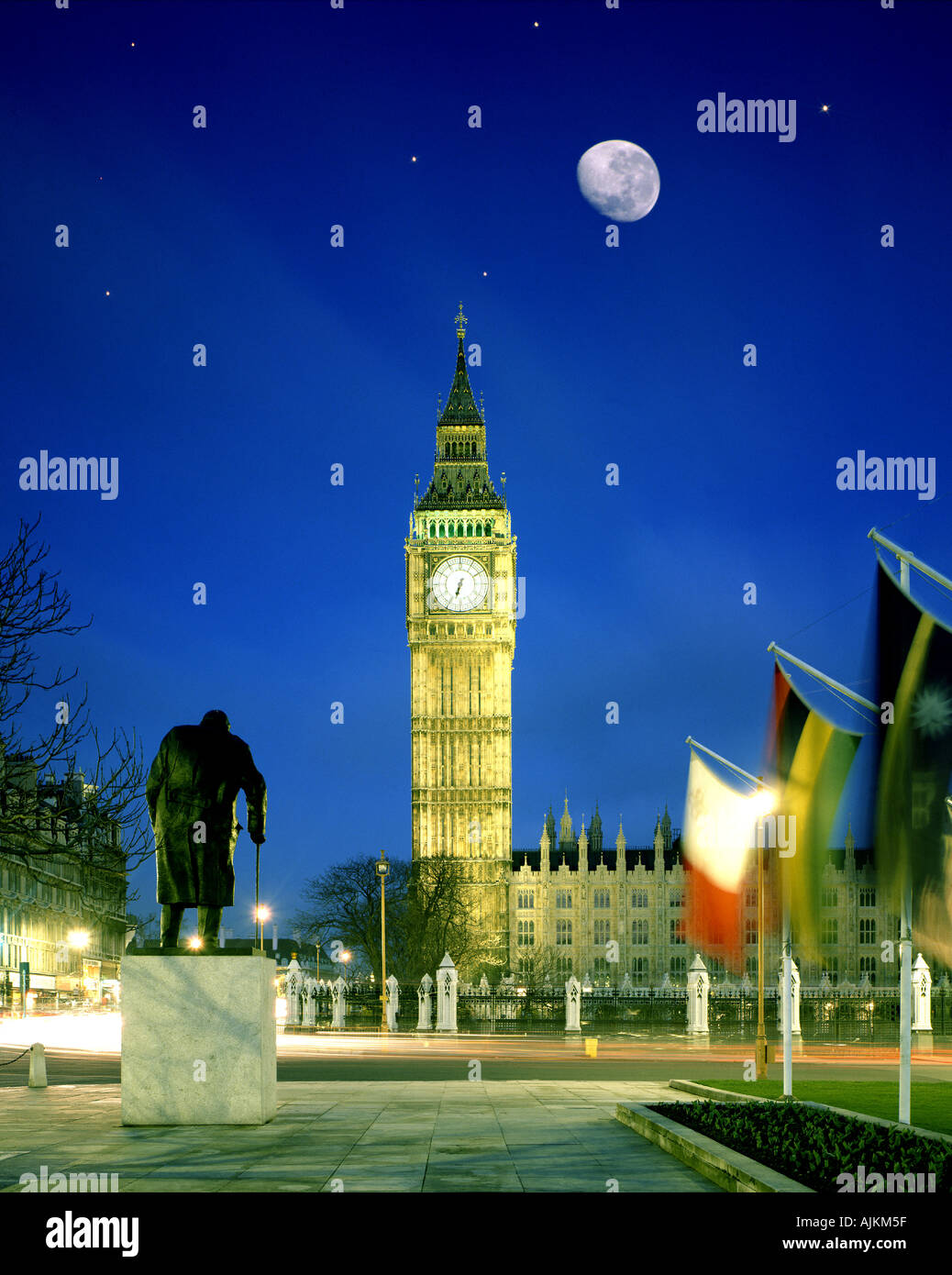 Big ben lights up hi-res stock photography and images - Alamy