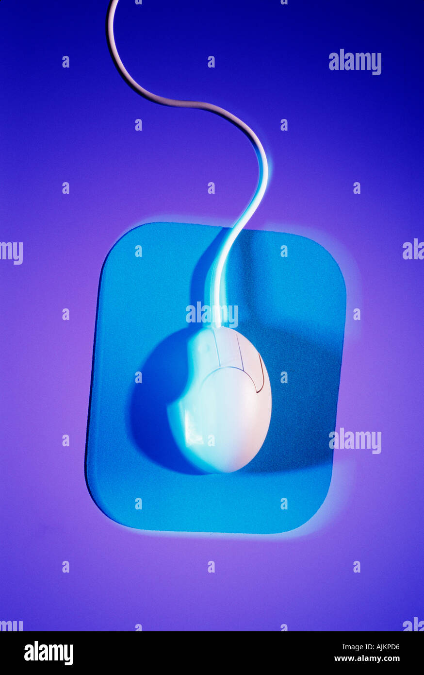 MOUSE ON PAD MOTION EFFECT Stock Photo - Alamy