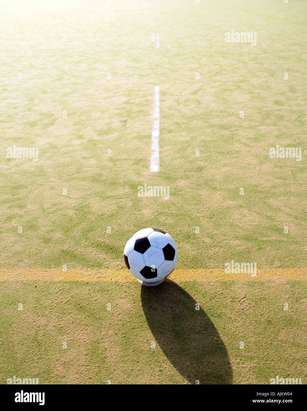Football on the field hi-res stock photography and images - Alamy