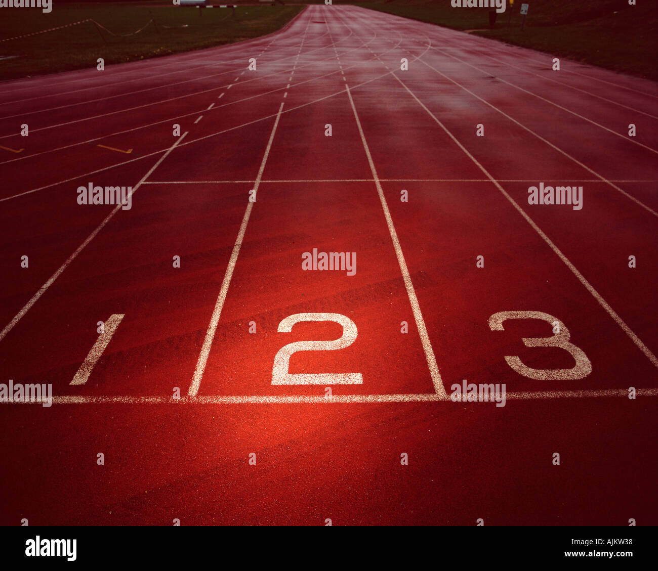 Empty race track Stock Photo - Alamy