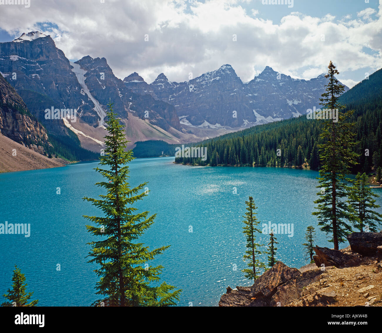 Moraine Lake Banff National Park Alberta Canada Stock Photo - Alamy