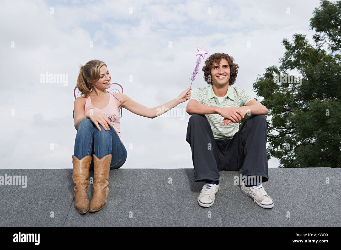 Man casting spell hi-res stock photography and images - Alamy