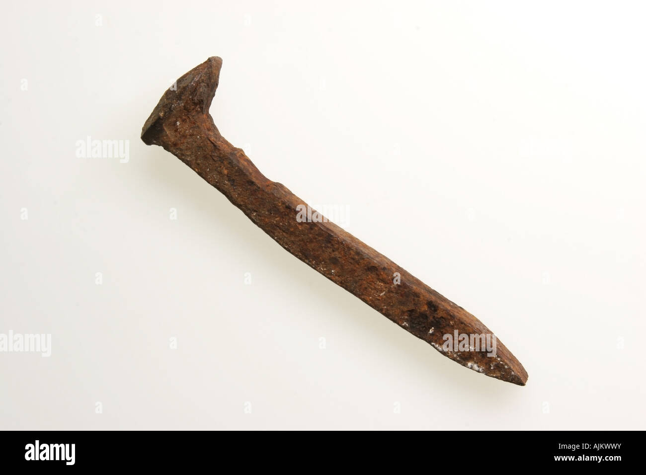 Rusty Railroad Spike Stock Photo - Alamy