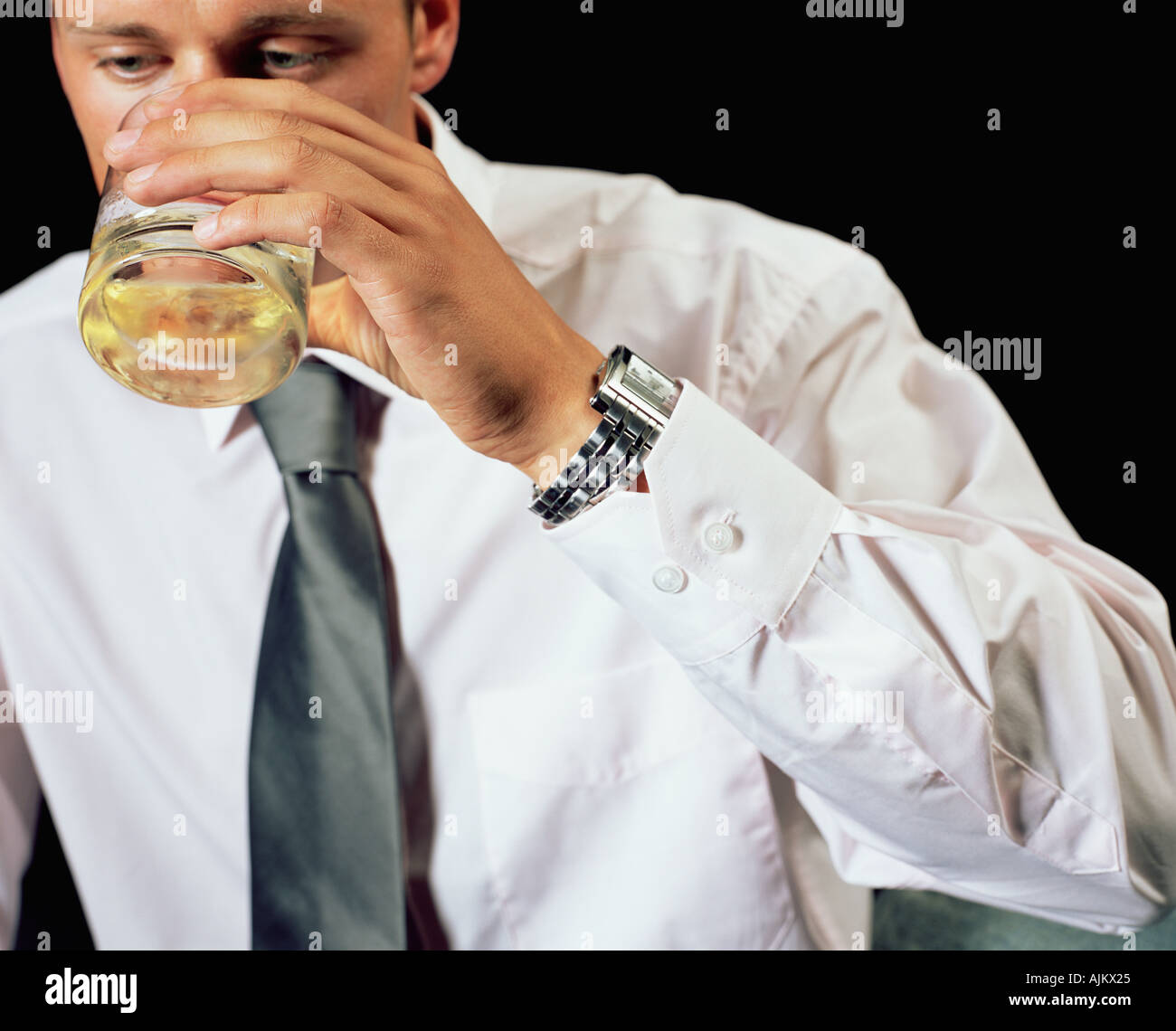 Alcoholic business person hi-res stock photography and images - Alamy