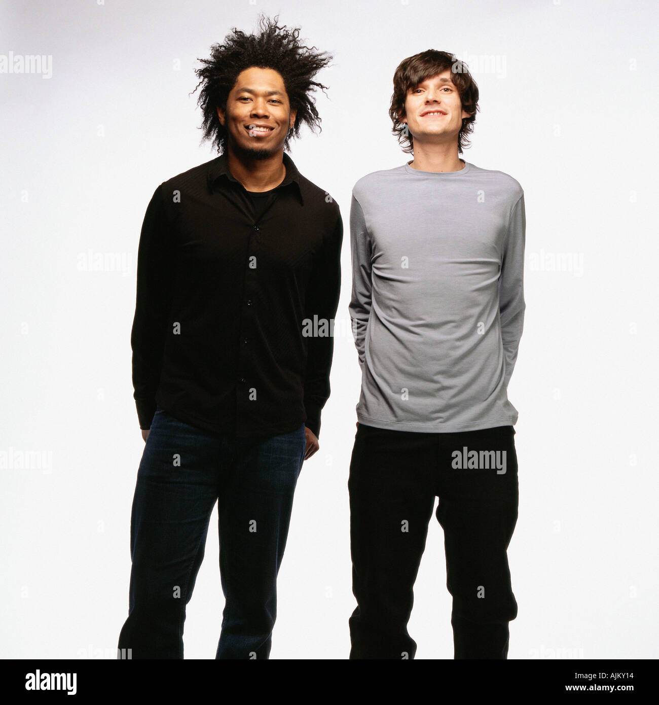 Portrait of two men Stock Photo - Alamy