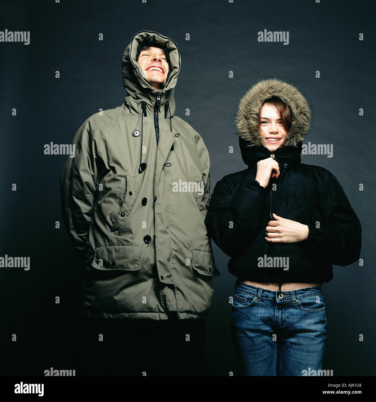 Wearing coats hi-res stock photography and images - Alamy