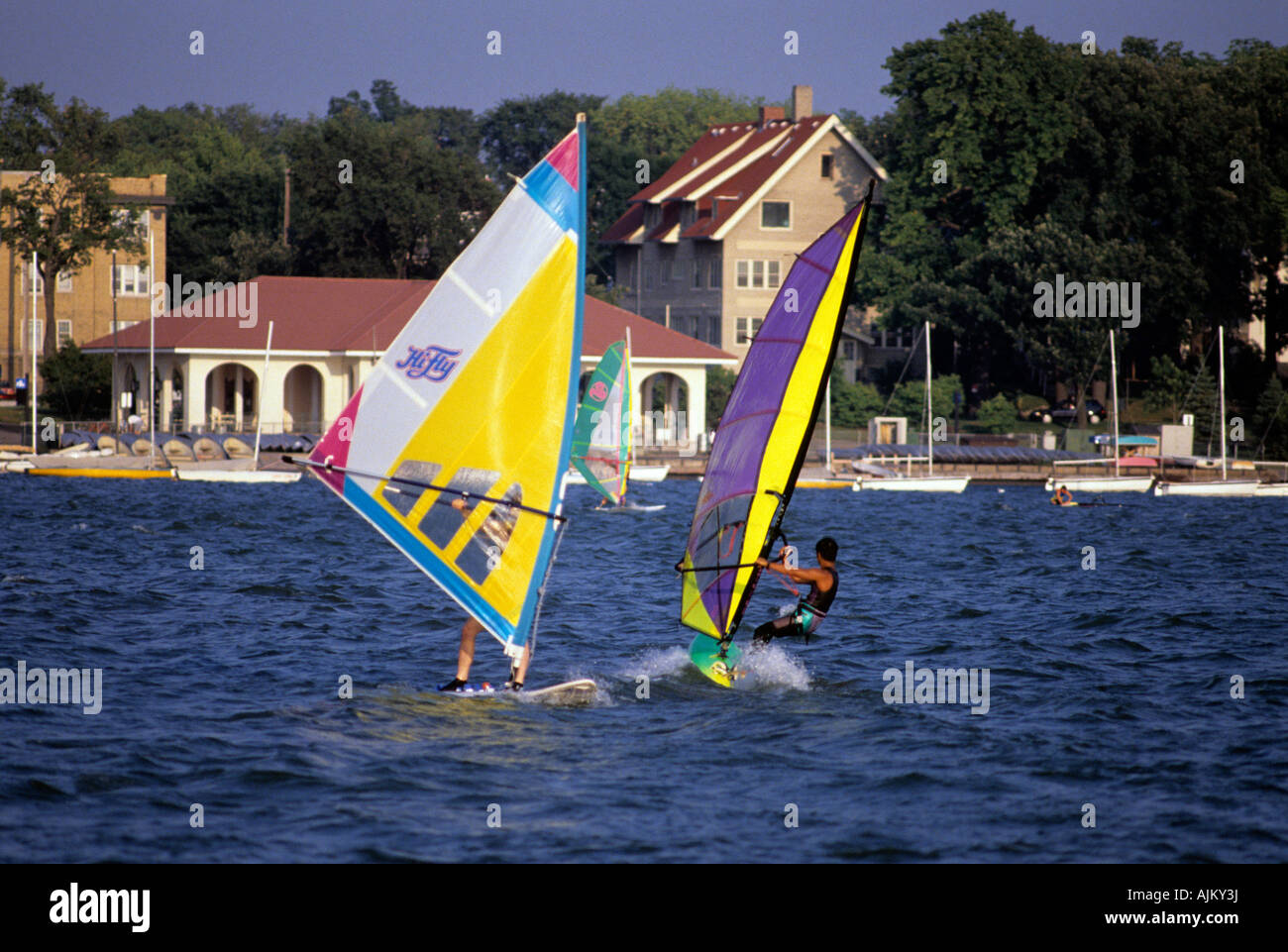 Windsurfing on lake calhoun hi-res stock photography and images - Alamy