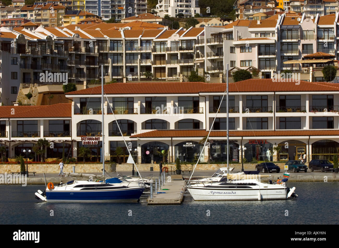 Newly built marina building hi-res stock photography and images - Alamy