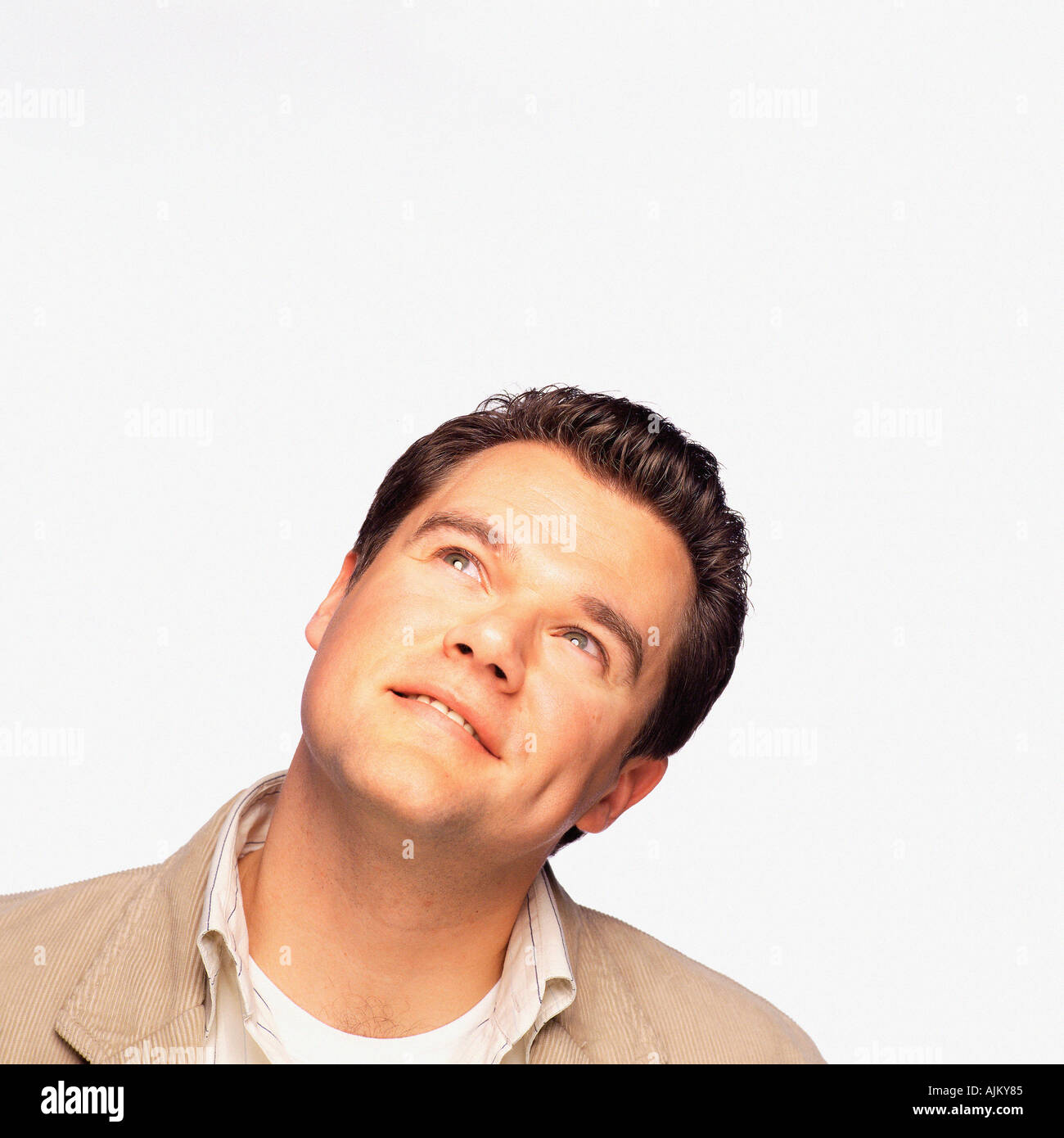 A man thinking Stock Photo - Alamy