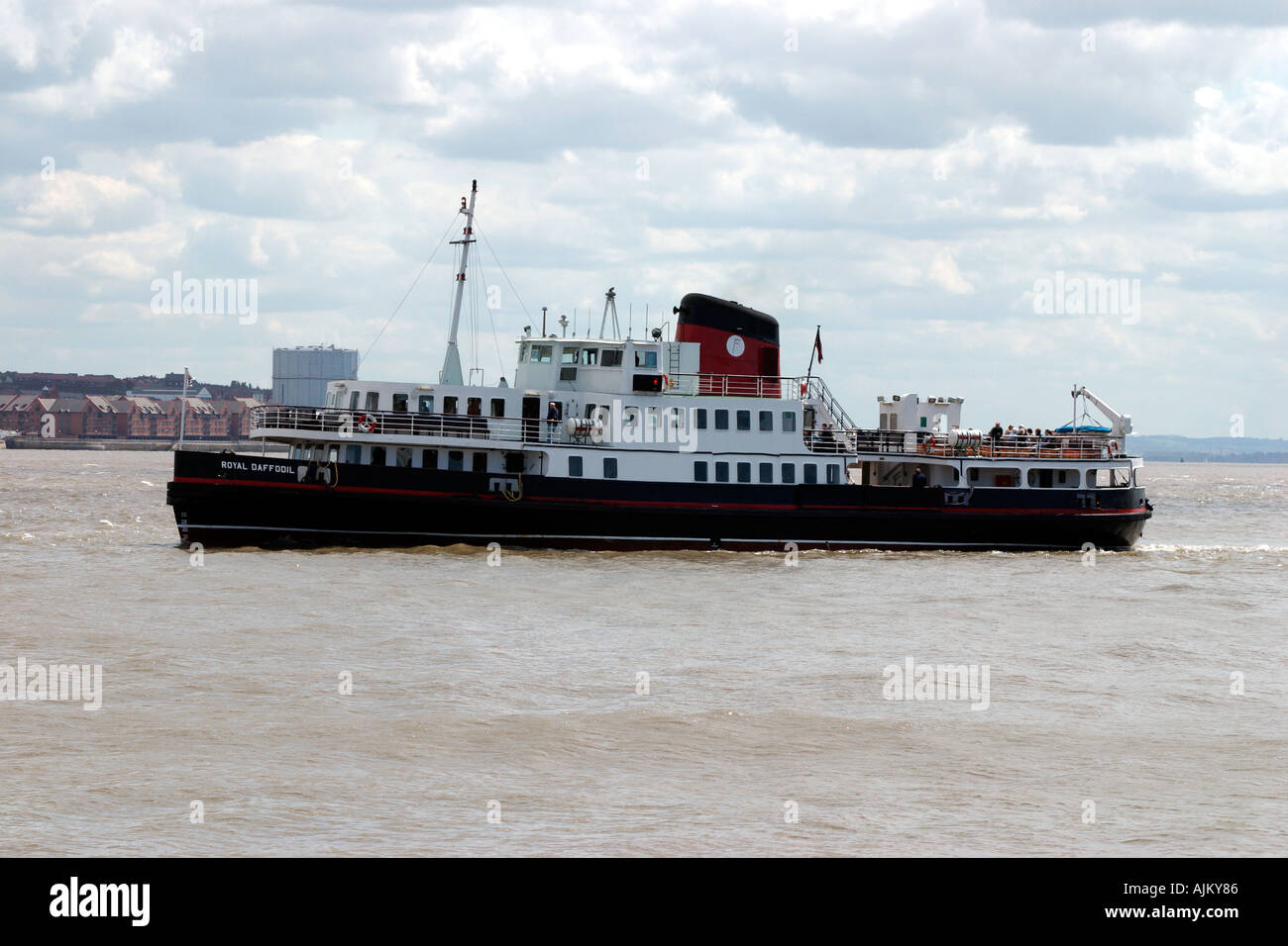 Mersey Ferry River Mersey Liverpool England Stock Photo - Alamy