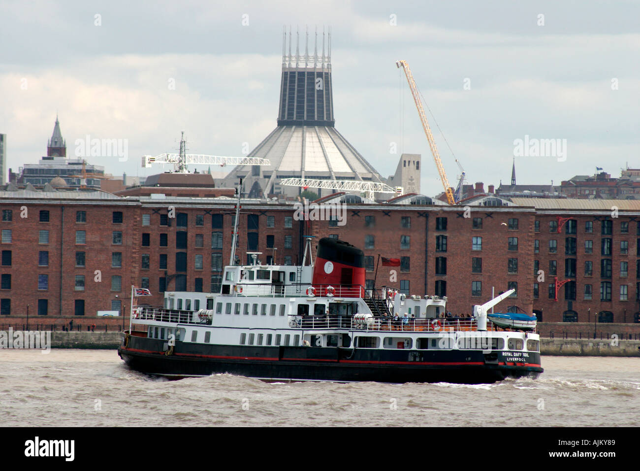Mersey Ferry River Mersey Liverpool England Stock Photo - Alamy