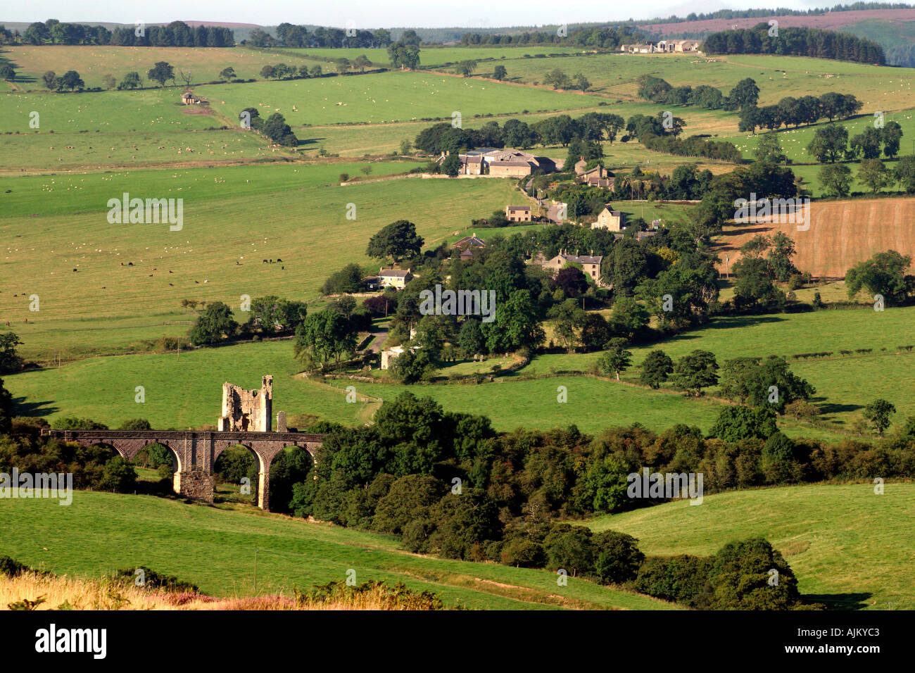 Edlingham Village Northumberland Stock Photo - Alamy