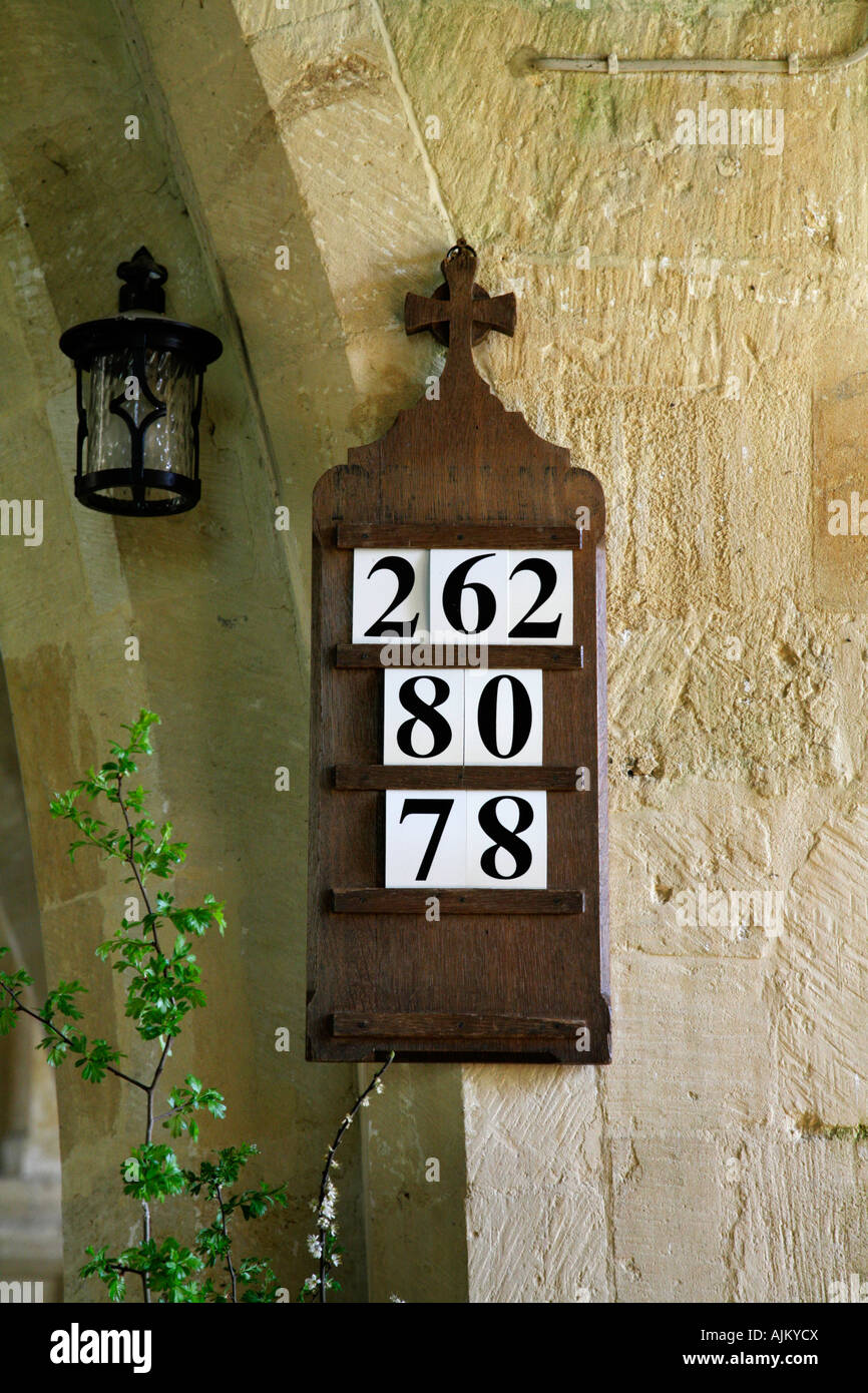 Hymn Board Numbers Church High Resolution Stock Photography and Images ...