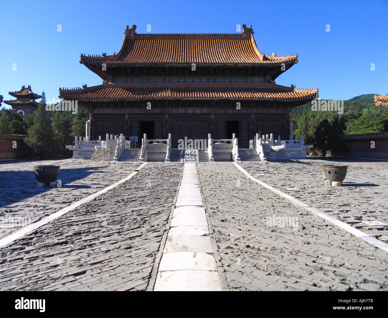 Imperial tombs of Empress Dowager Cixi of Qing Dynasity in the East of ...