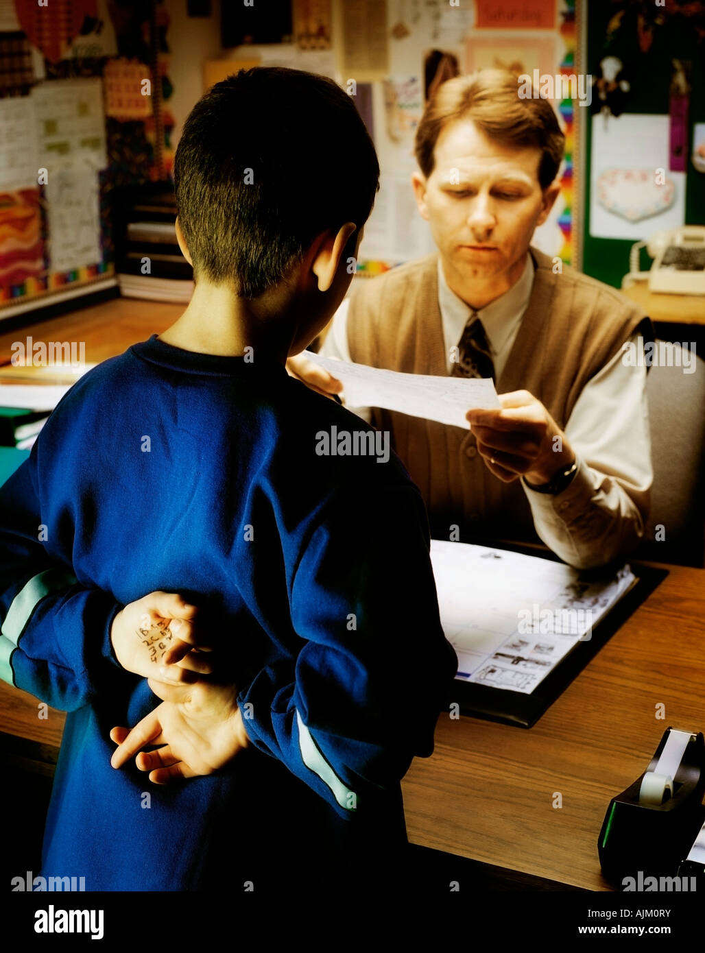 Fingers Crossed Behind Back Child