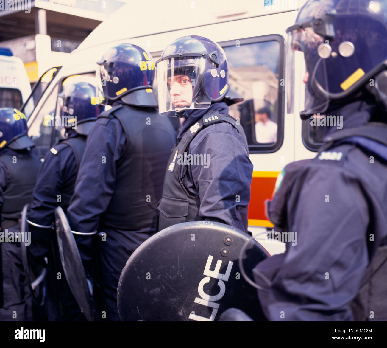 Riot control van hi-res stock photography and images - Alamy