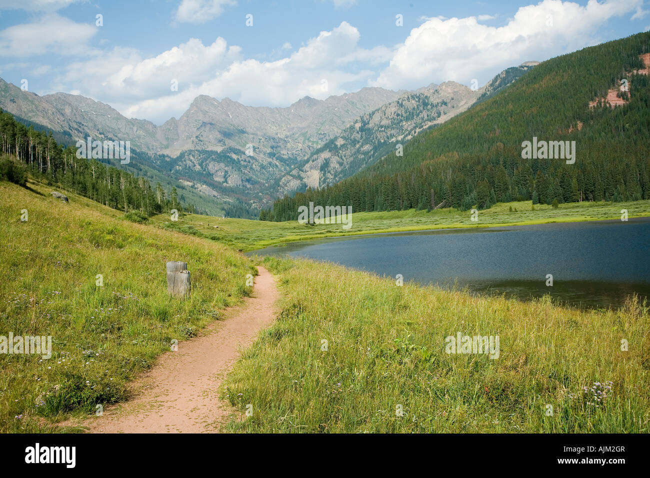 Colorado scenic valley Stock Photo - Alamy