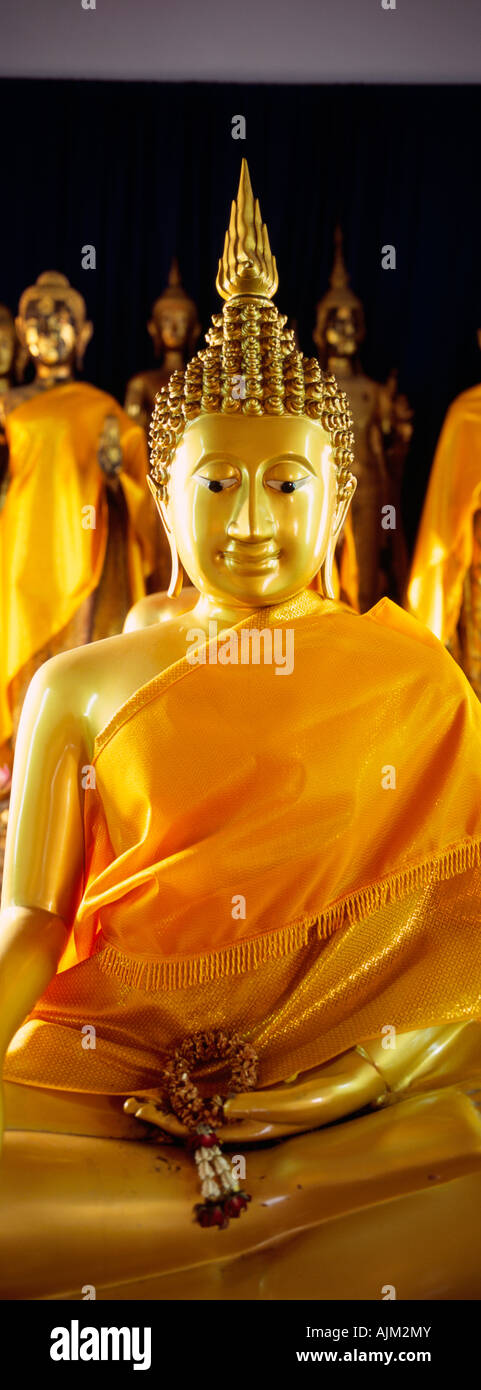 gold Buddha statue, Thailand Stock Photo - Alamy