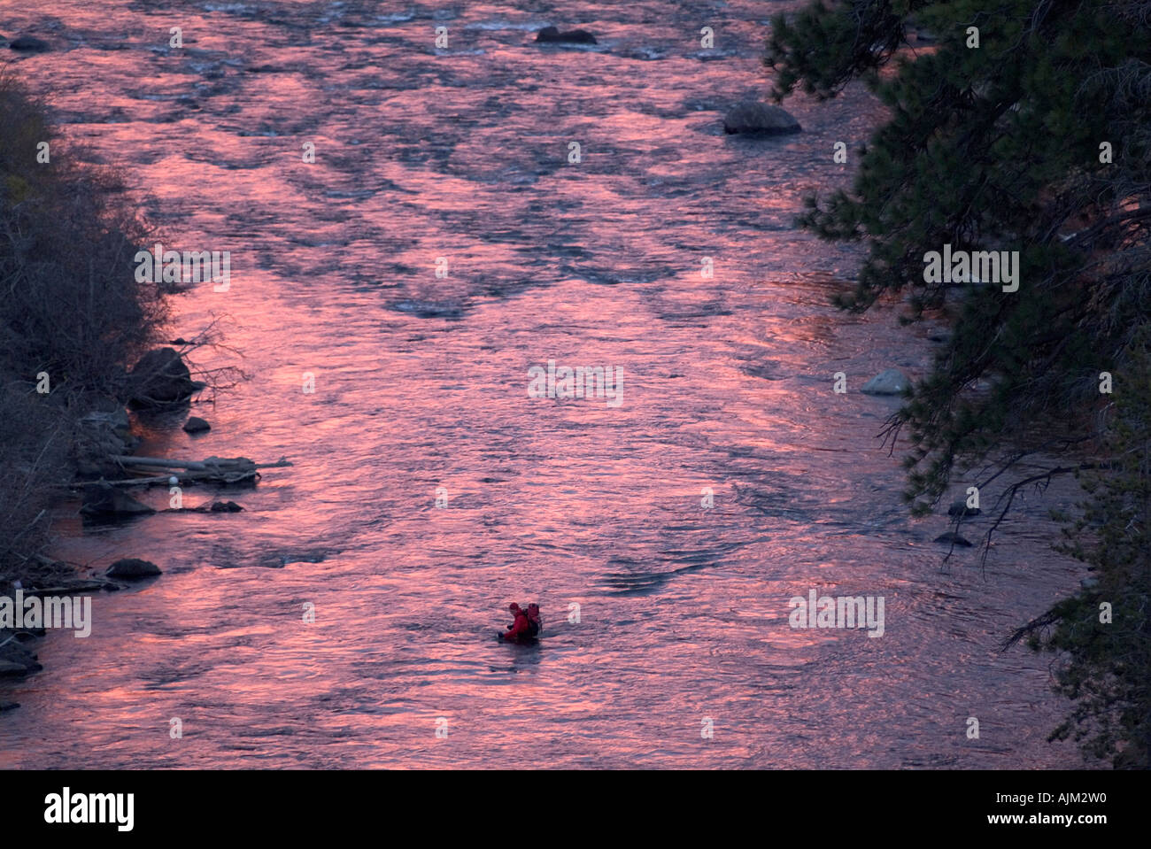 Man crossing the river hi-res stock photography and images - Alamy