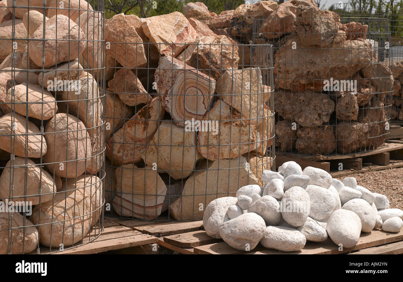 Stone garden cages hi-res stock photography and images - Alamy