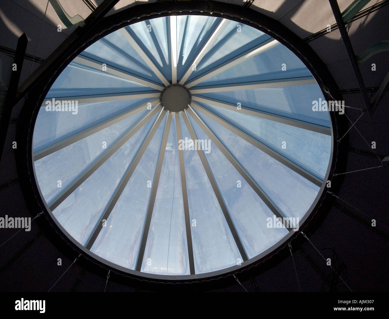 Circular skylight in Las Vegas Airport Stock Photo - Alamy