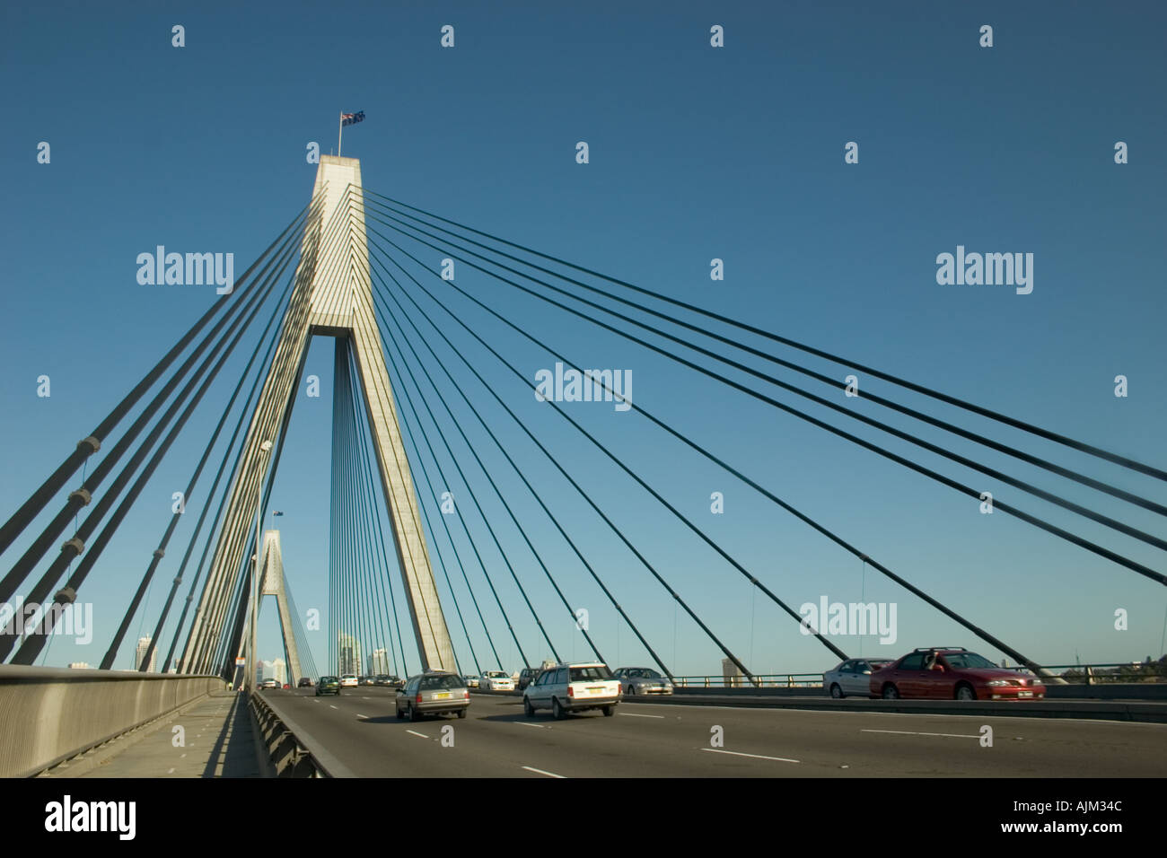 Anzac Bridge in Sydney Stock Photo - Alamy