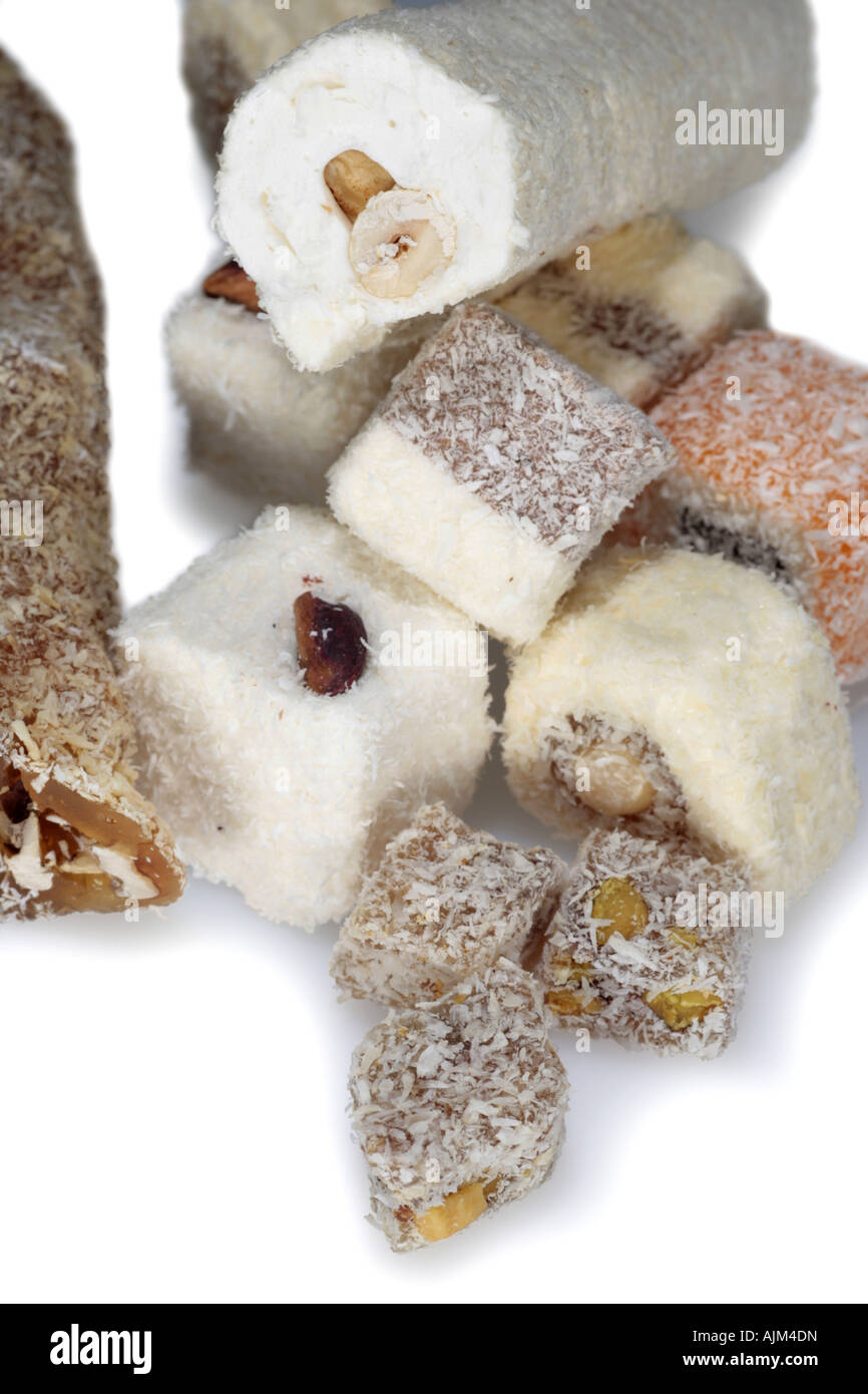 turkish delight, lokum Stock Photo - Alamy