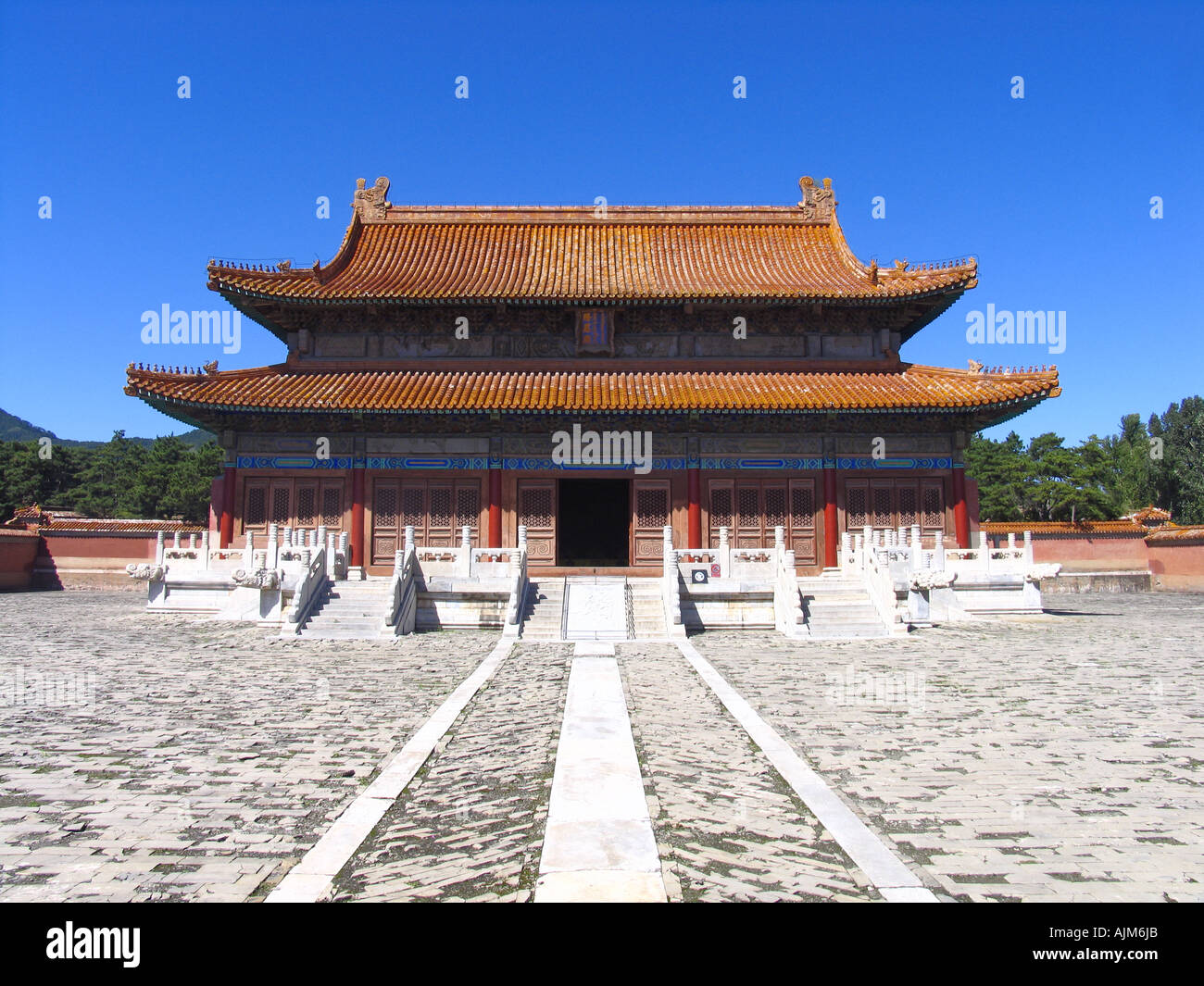 Imperial tombs of Emperor Kangxi of Qing Dynasity in the East of ...