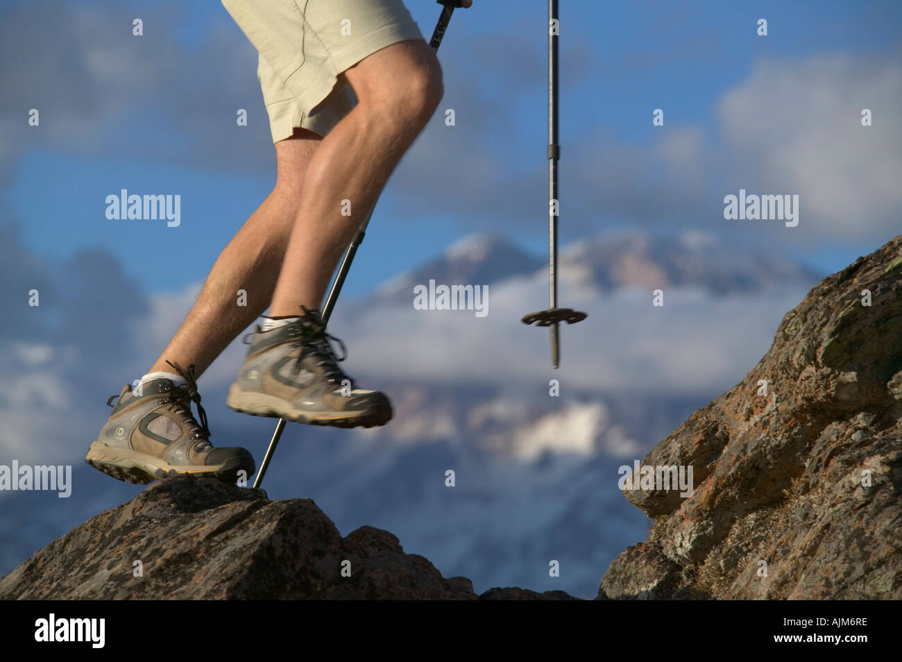 Man camping on high ridge hi-res stock photography and images - Alamy