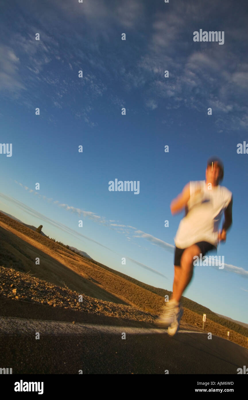 A man running near truckee hi-res stock photography and images - Alamy
