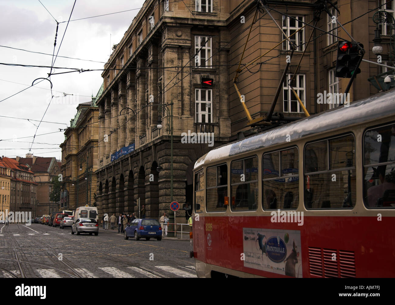 Tram, Prague, Czech Republic, Europe Stock Photo - Alamy