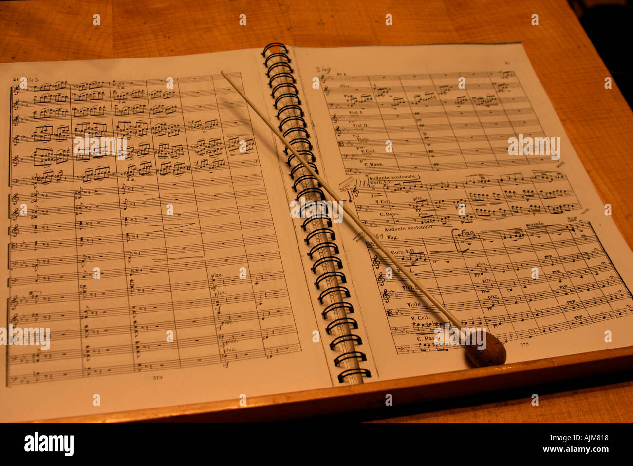 Conductor with baton hi-res stock photography and images - Alamy