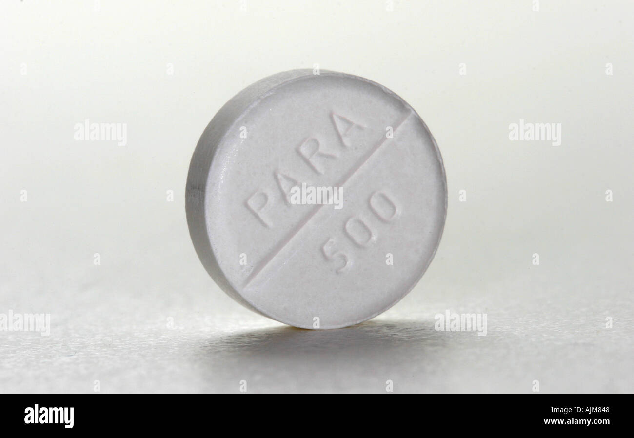 Paracetamol pills 500mg Stock Photo - Alamy
