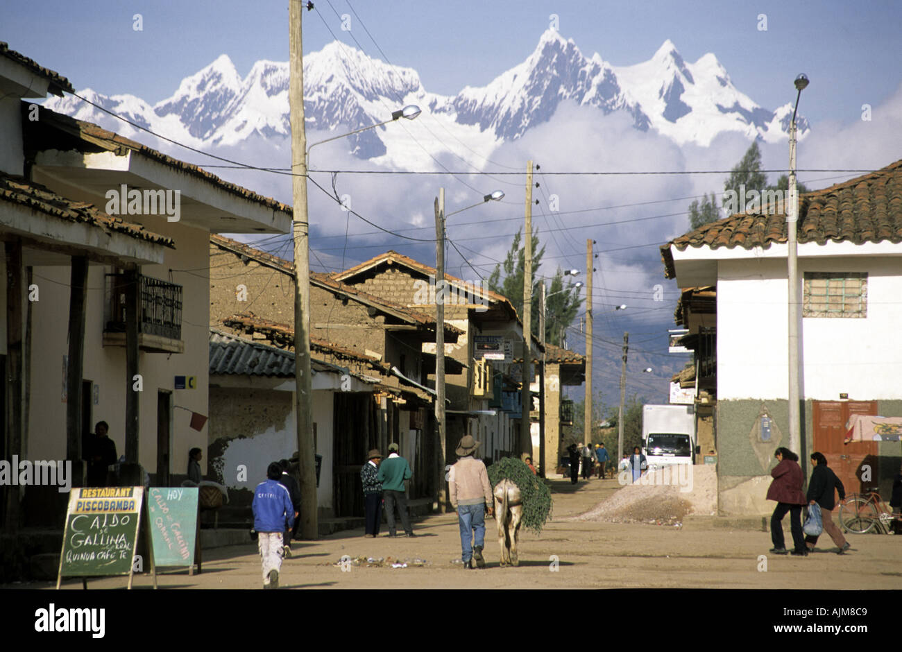 Peru Andes South America Latin America village Stock Photo - Alamy