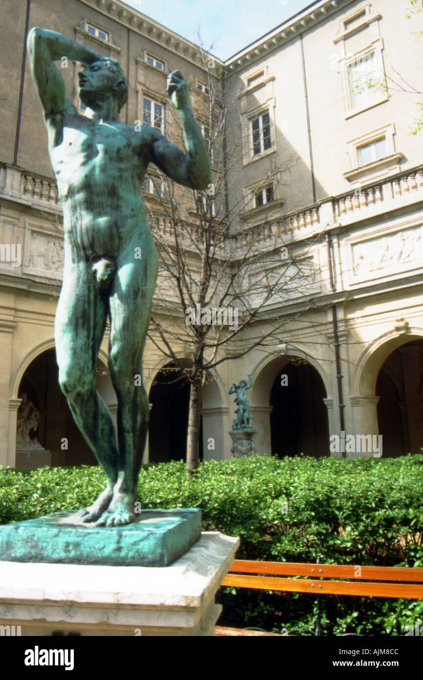 art and museum lyon france Stock Photo - Alamy