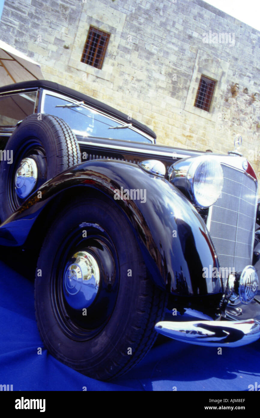 german classic car mercedes benz 230 black model 1938 Stock Photo - Alamy