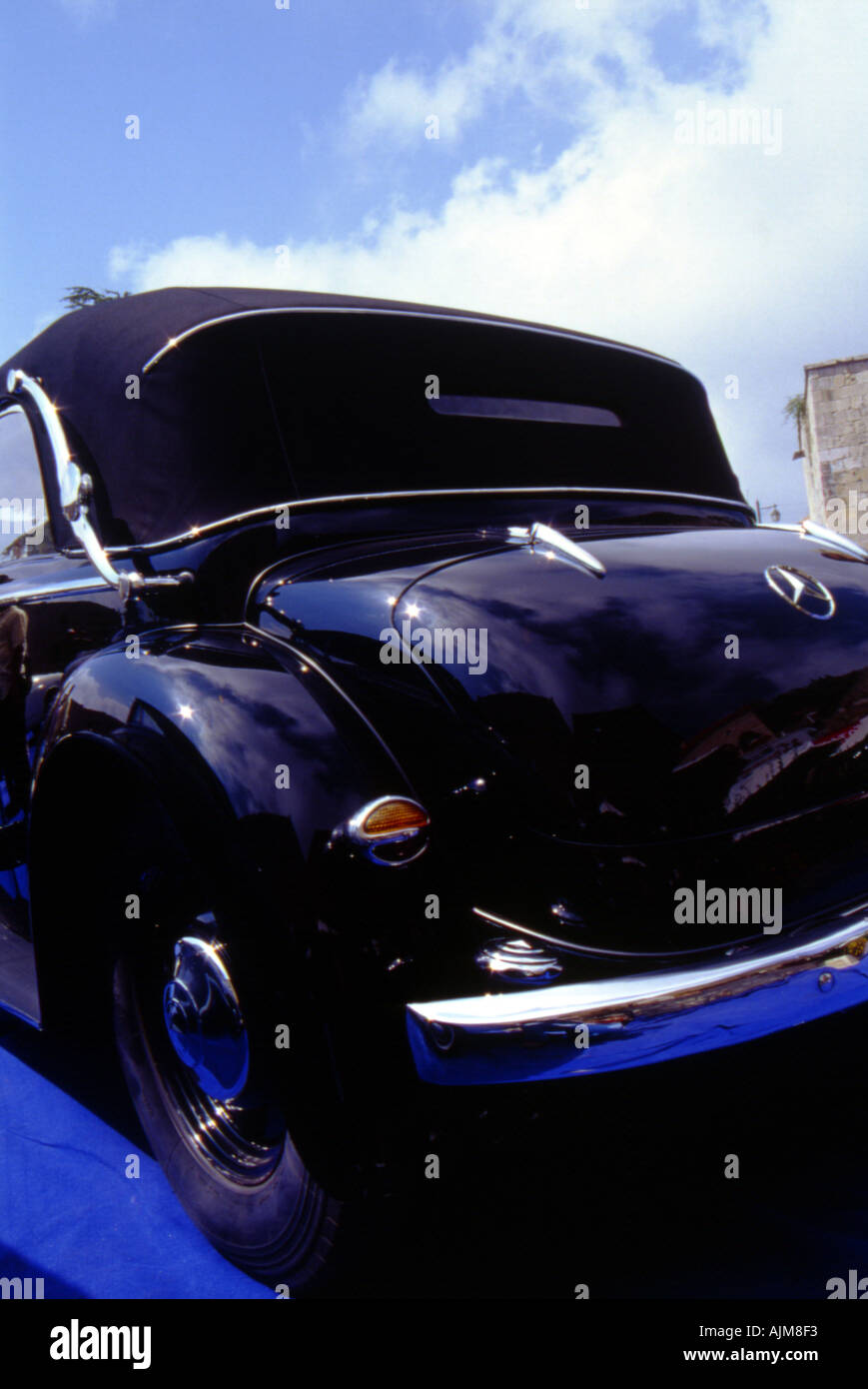 german classic car mercedes benz 230 black model 1938 Stock Photo - Alamy