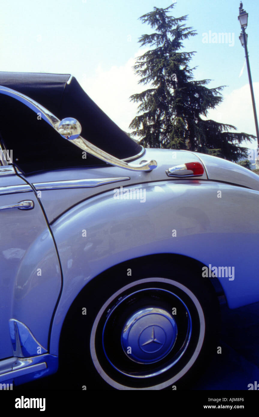german classic car mercedes benz grey 300 Stock Photo - Alamy